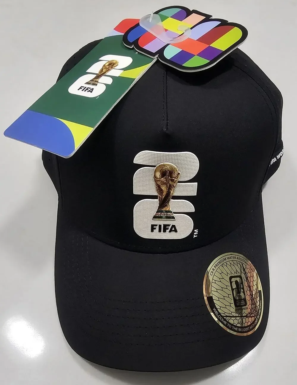 Fifa | Accessories | Fifa 226 Official Cap Hat Black C3r Premium Water ...